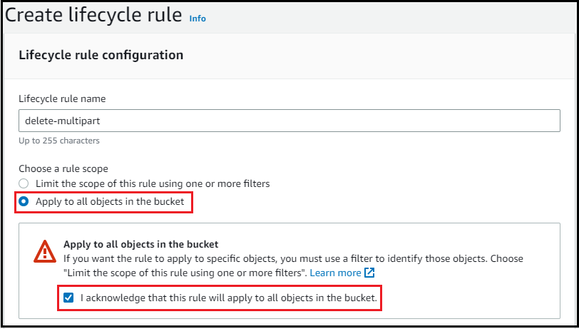 Configuring an AWS bucket lifecycle configuration to delete incomplete ... Configuring an AWS bucket lifecycle configuration to delete incomplete ...